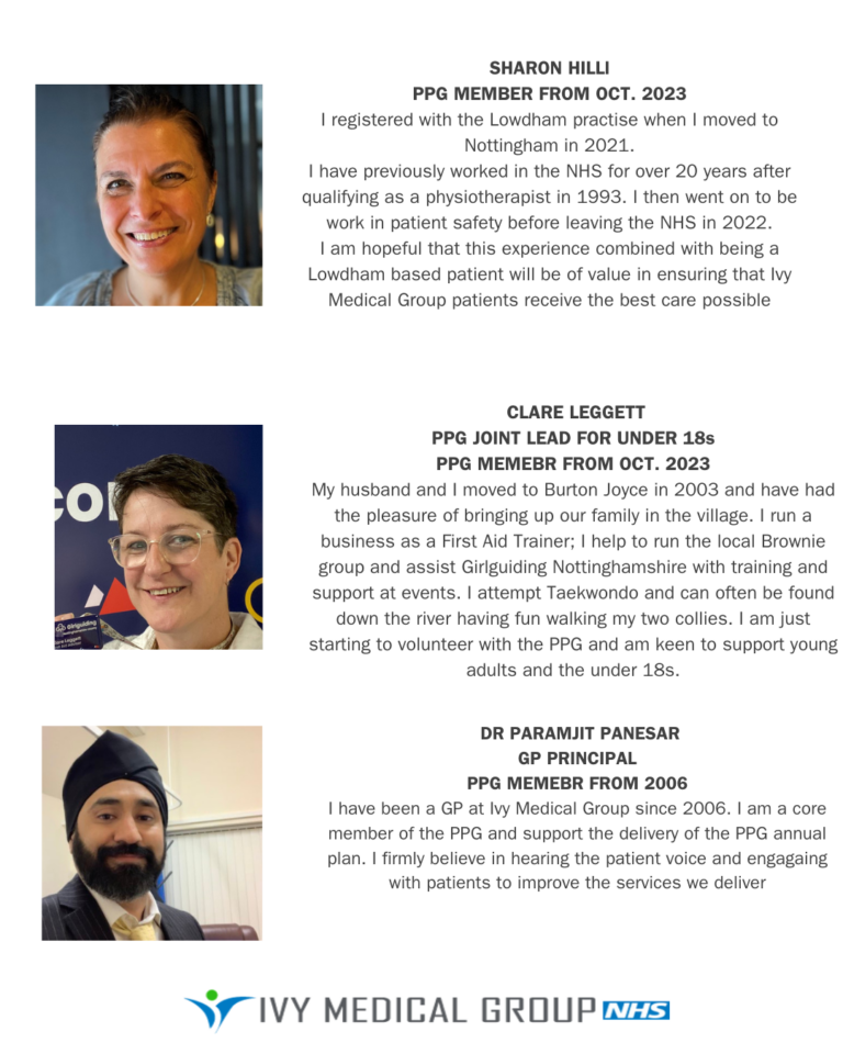 Patient Participation Group (PPG) - The Ivy Medical Group